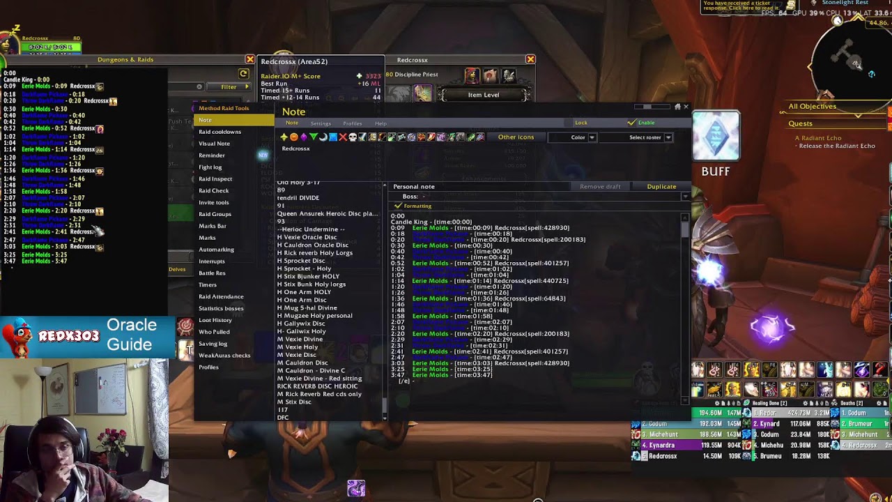 Rank 6 Holy Priest M+ 15 and 16 - YouTube