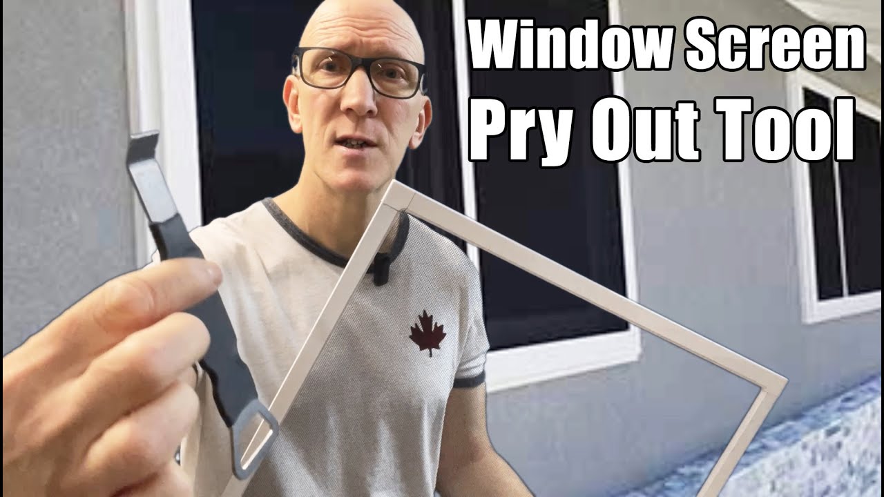 Screen King Window Screen Pry Tool - YouTube