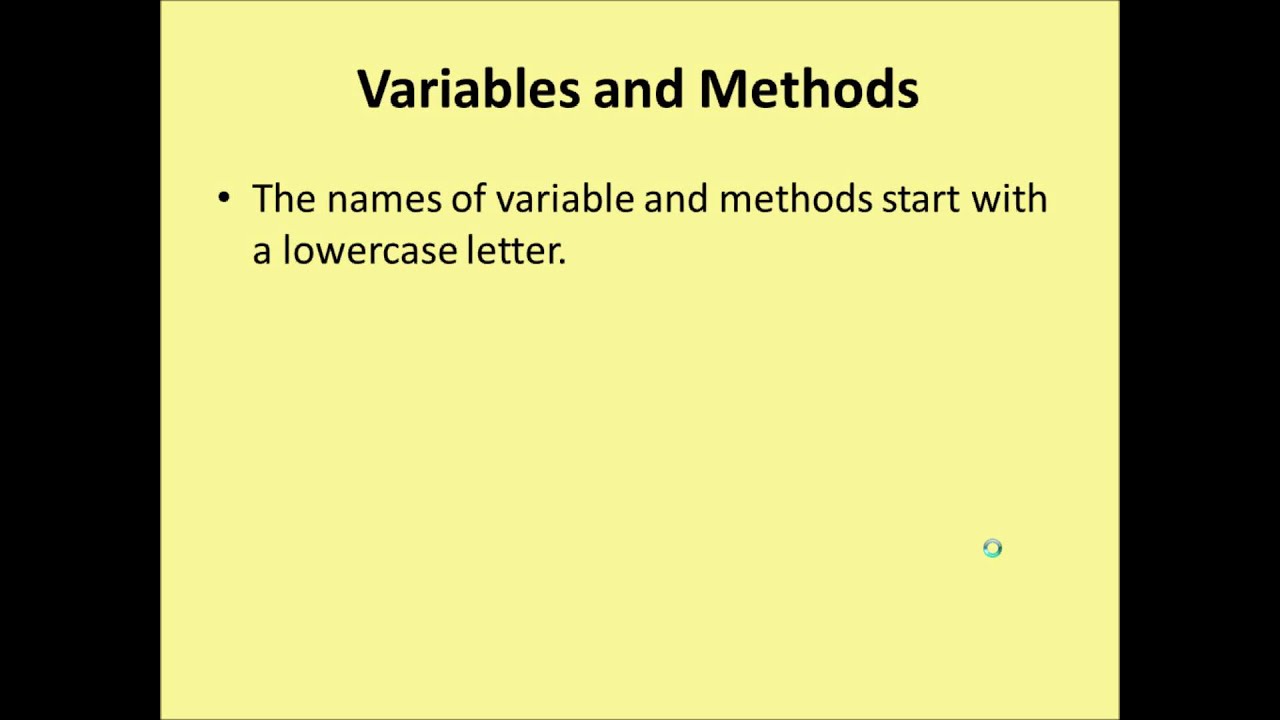 Java Naming Conventions Youtube 7502