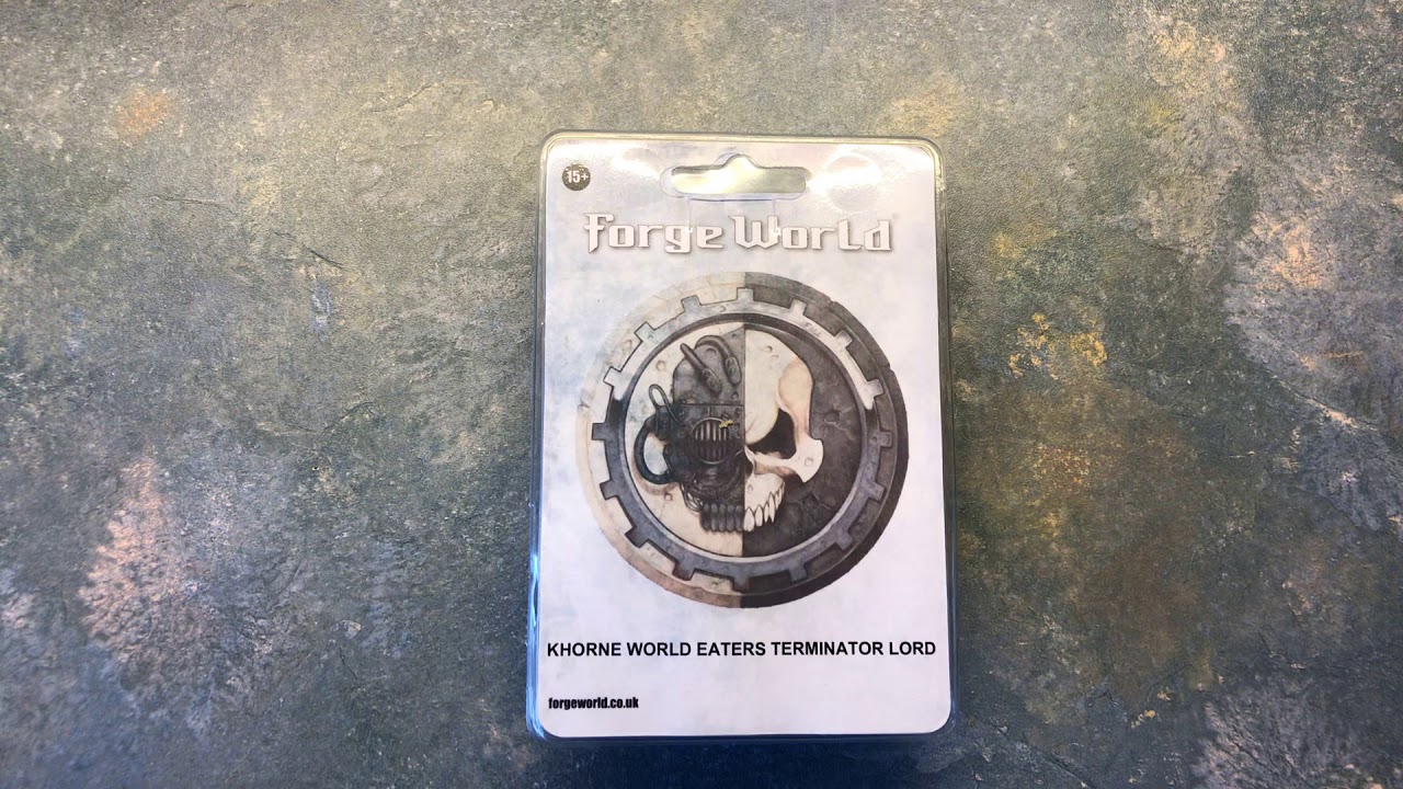 Zhufor Khorne World Eaters Terminator Lord unboxing and review - YouTube