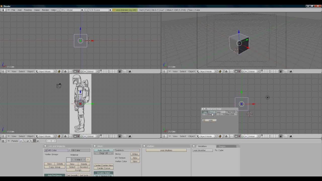 Blender Tutorial 01 - Setting up Blueprints - YouTube