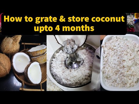 How to Grind & Store coconut upto 4 months - YouTube
