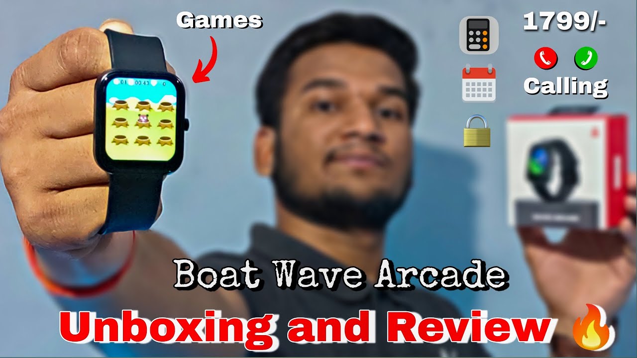 Boat Wave Arcade with 1.81 inch HD Display and Bluetooth Calling ...