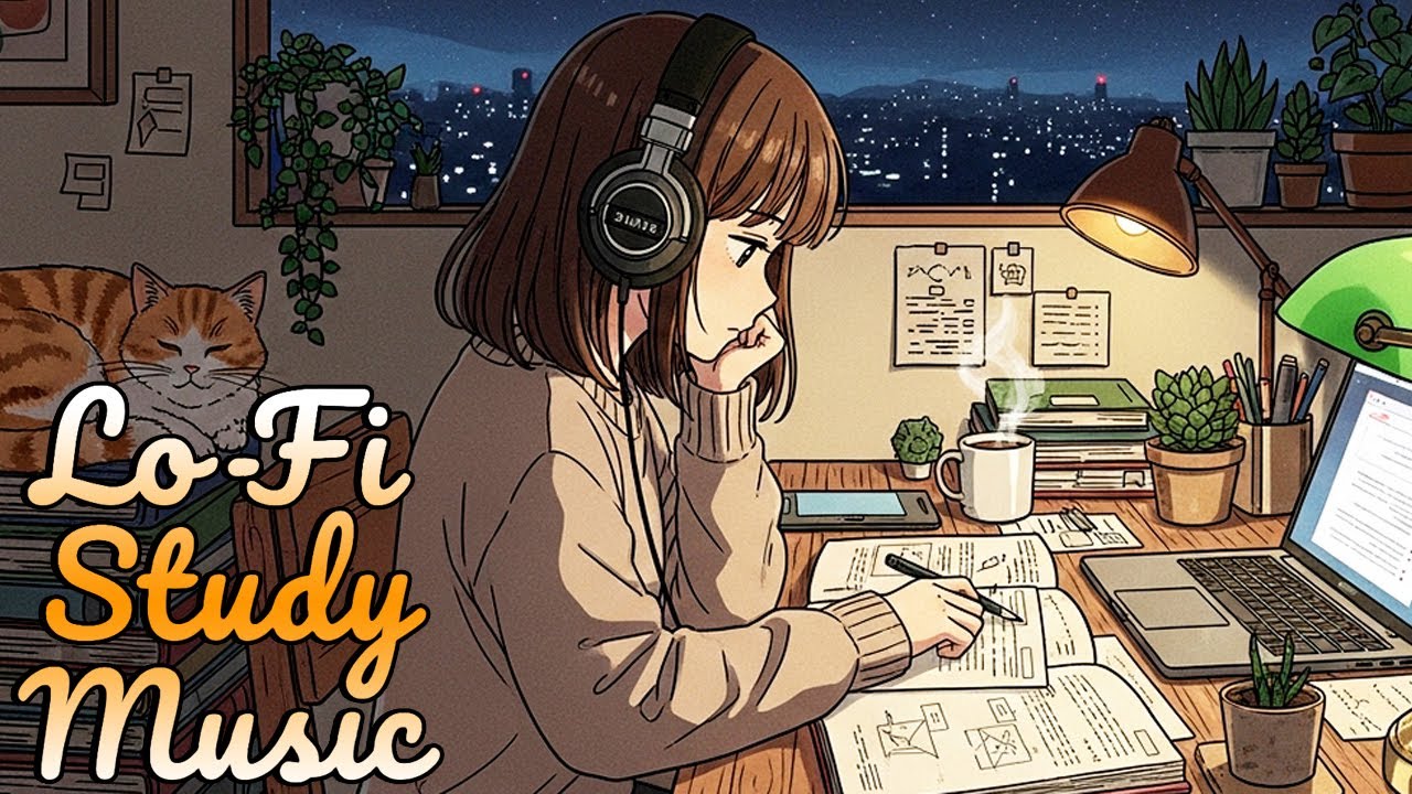 Lo-fi Study Chill Playlist | Best of 2025 Lofi Hip Hop Beats Coffee ...