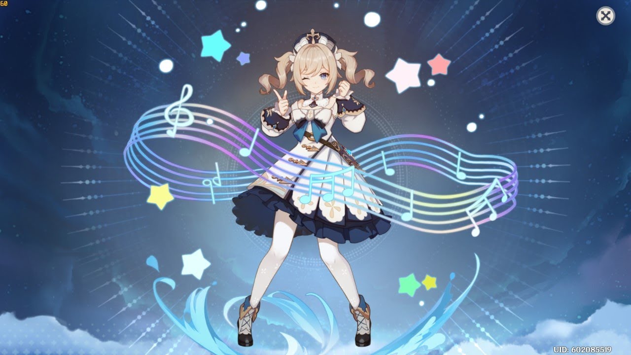 Barbara Singing - Genshin Impact Idle Animation #shorts - YouTube