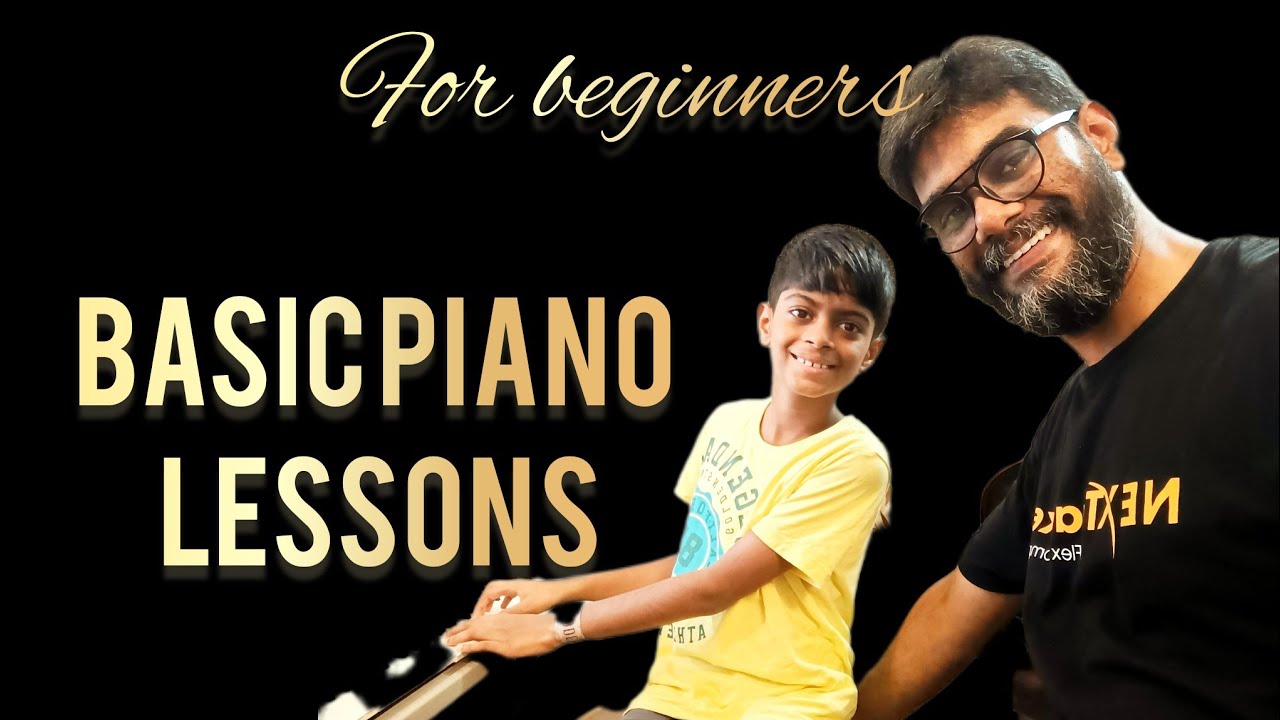 Middle 'C'|Right thumb finger practice|For beginners kids|whole note ...