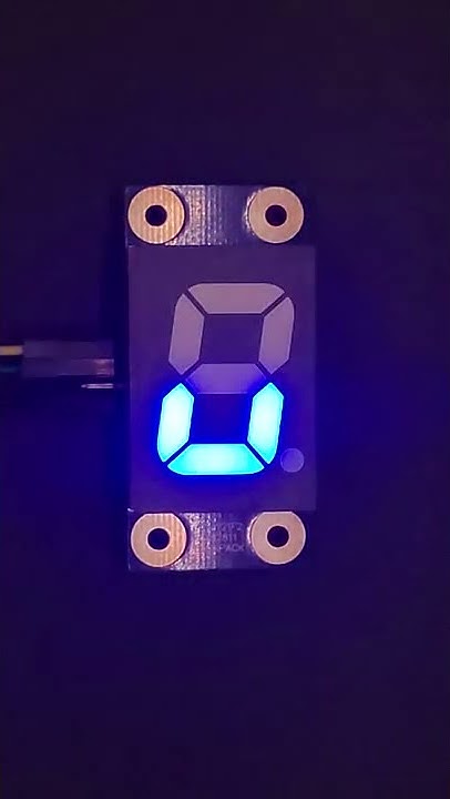 RGB Seven Segment Display Demo - YouTube