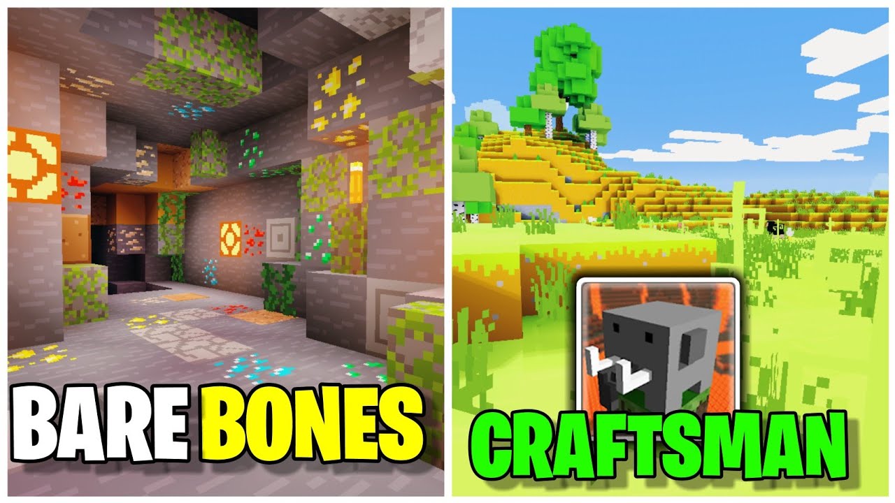 BAREBONES + SHADERS | MCPE 0.14.x ( Free Download ) - YouTube
