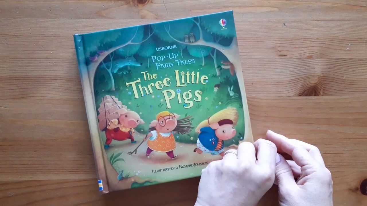 Pop up three little pigs - Usborne - YouTube