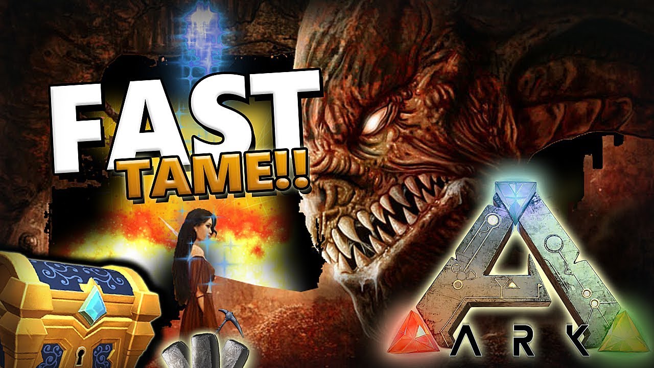 📌 FAST & EASY "RAVAGER" TAMING TACTICS!! ARK ABERATION - HOW TO TAME A ...