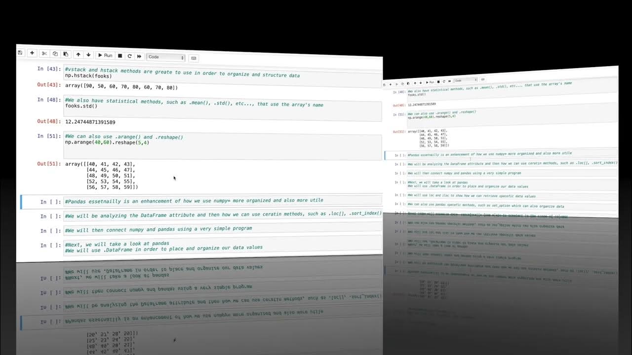 Basics of Python: Numpy and Pandas - YouTube