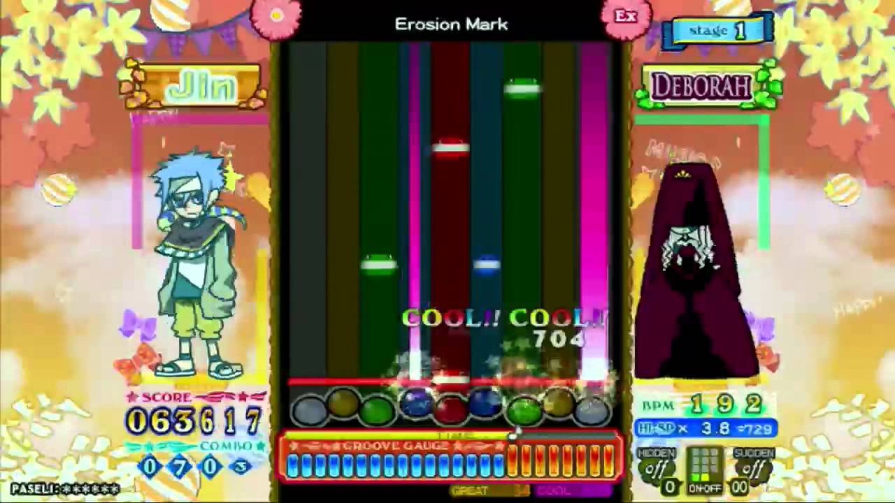 【ポップン】 Erosion Mark 【EX】 - YouTube