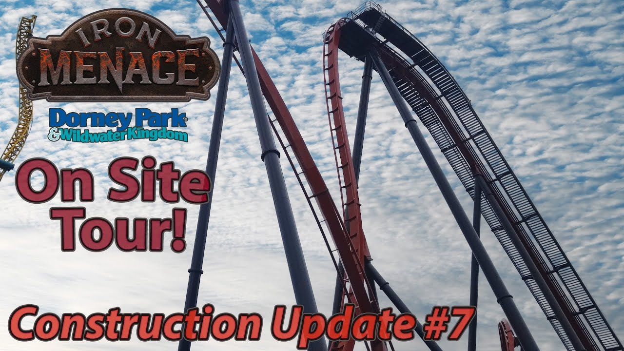 Iron Menace | Construction Update #7 | Dorney Park | February 11th ...