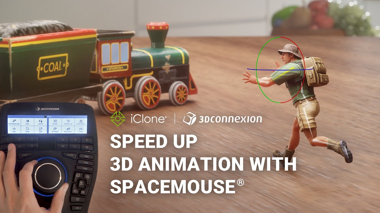 3D Animation Control & Editing using 3Dconnexion SpaceMouse® | iClone ...