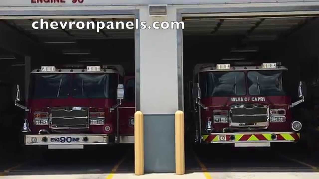 Reflective Chevron Panels for Fire Trucks NFPA 1901 - YouTube