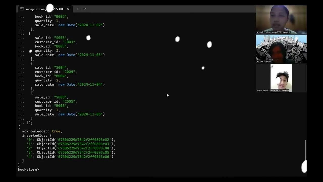 Tugas Pengelolaan Database Menggunakan MongoDB - UAS - Teknologi Basis Data - Kelas D - YouTube