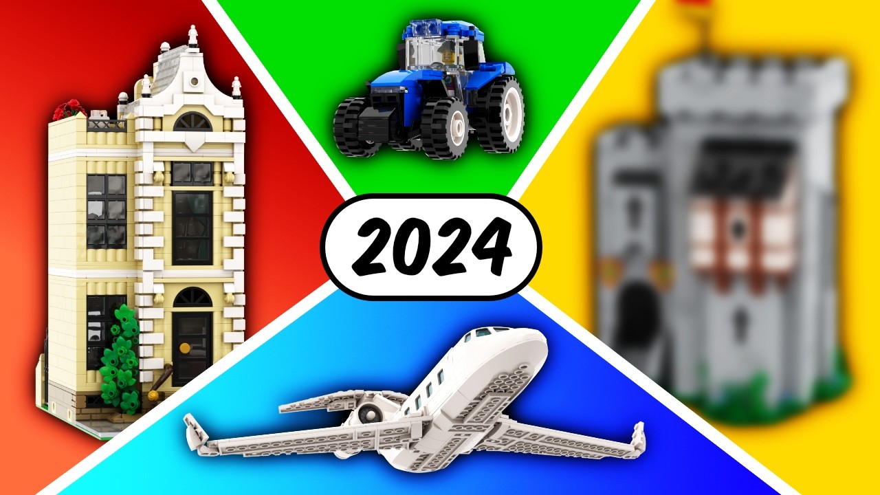 All Lego MOCs I built in 2024 | Speed Build Comparison - YouTube