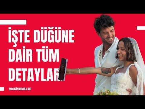 Zeynep Bastık ve Serkay Tütüncü evlendi! İşte düğün gecesine dair tüm detaylar!