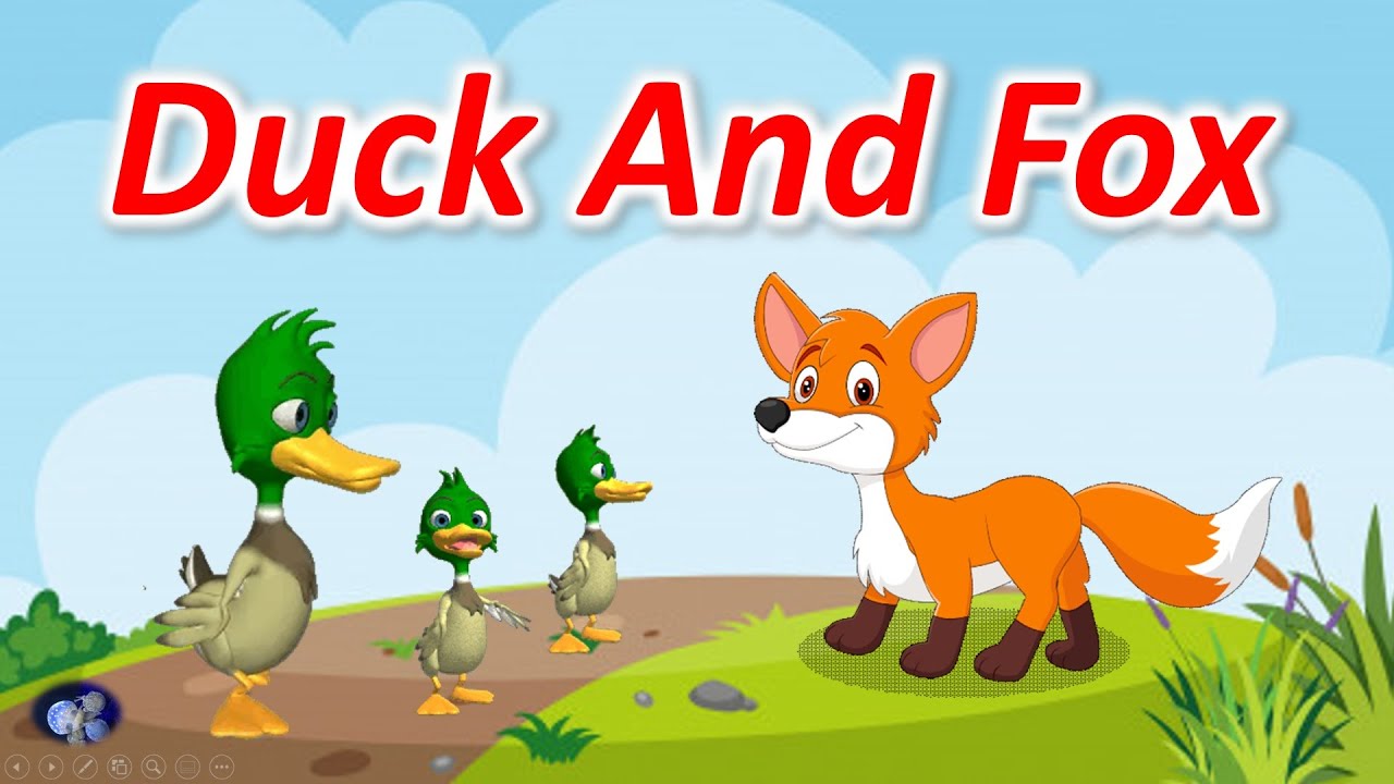 Duck And Fox | Kids Short Story | Moral story for kids | Panchatantra ...