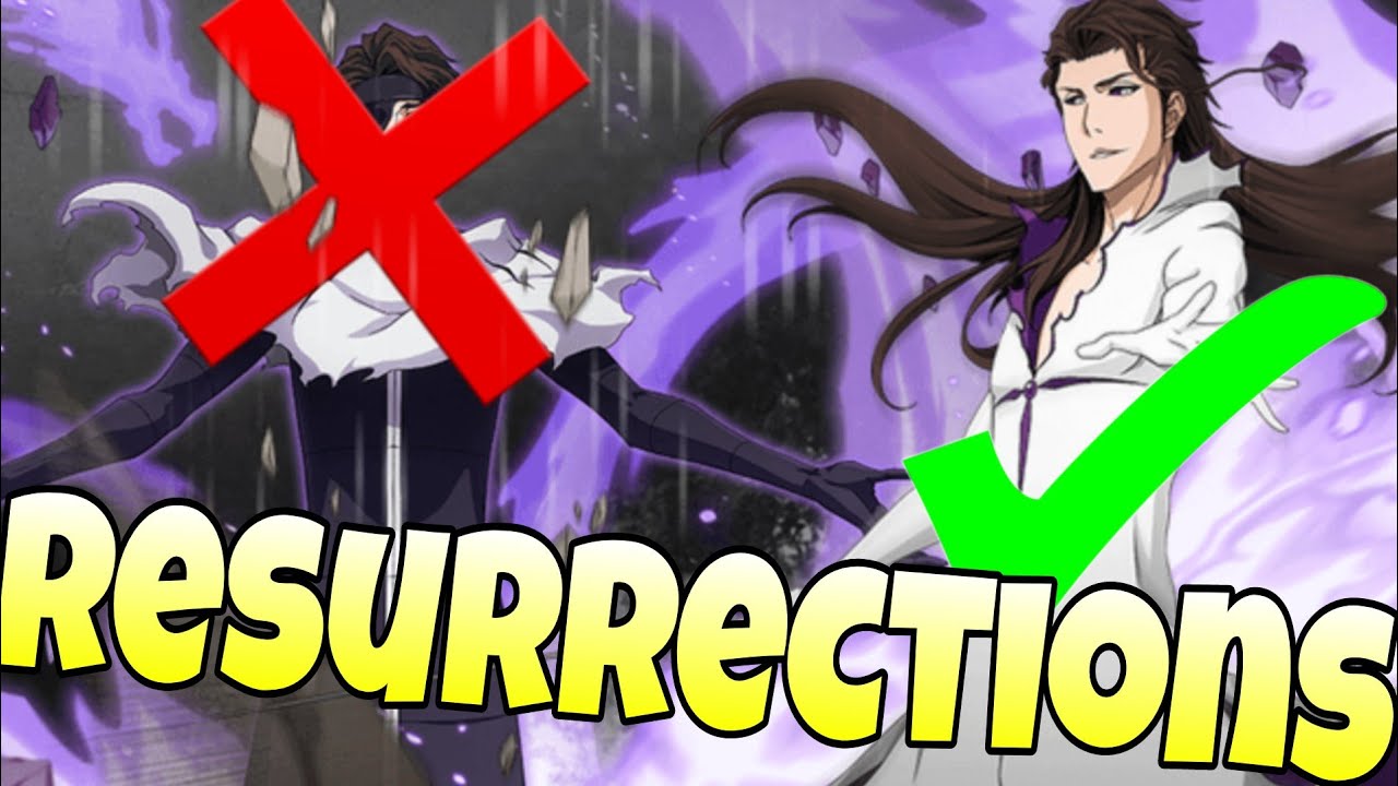Aizens Actually OP! New Resurrections for Shunsui, Shinji and Aizen ...