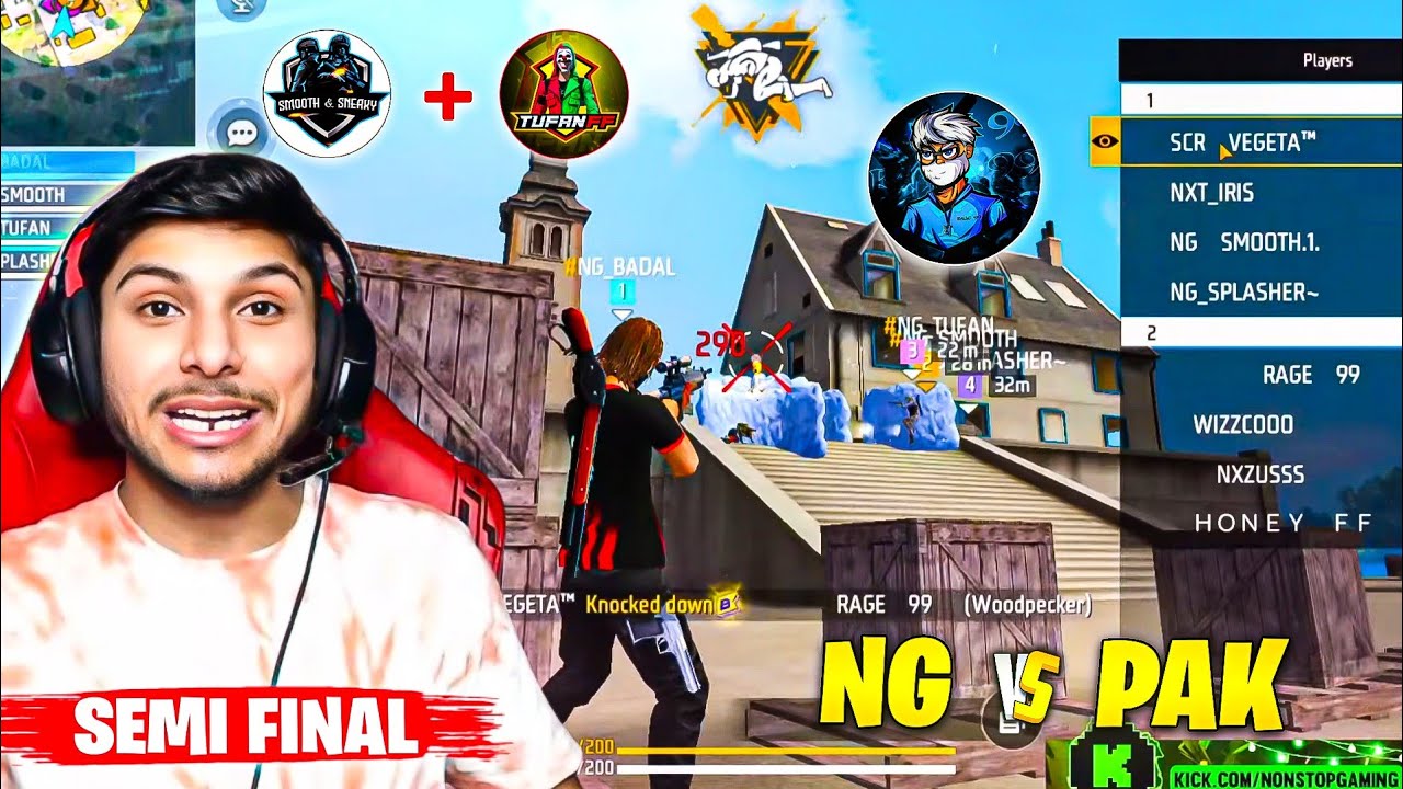 NG vs PAK 🥵 Aimbots ( Pakistan 🇵🇰 ) Semi Final 🏆 CS Tournament | Smooth ...