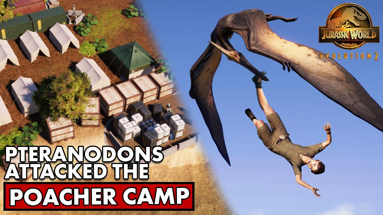 MINI SORNA Ep 4: POACHERS VS PTERA's | Site B Abandoned Park Build in ...