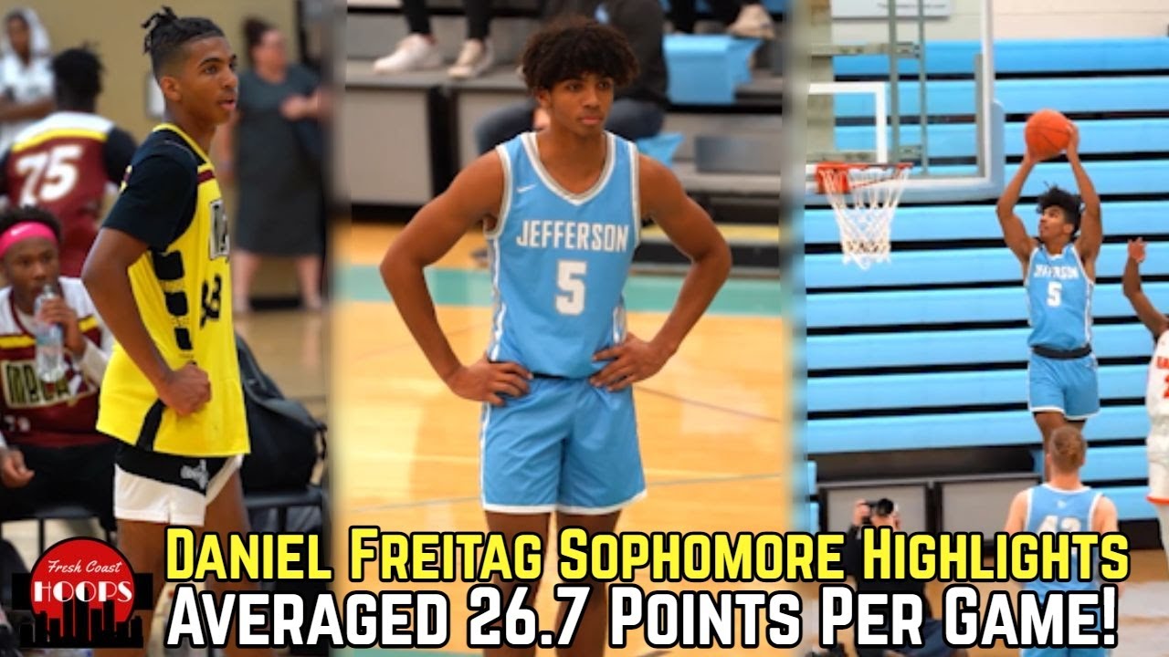 Daniel Freitag Sophomore Year Highlights! High Major Offered Point ...