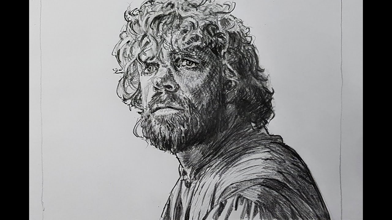 pencil drawing-The Game of Thrones_Tyrion Lannister - YouTube