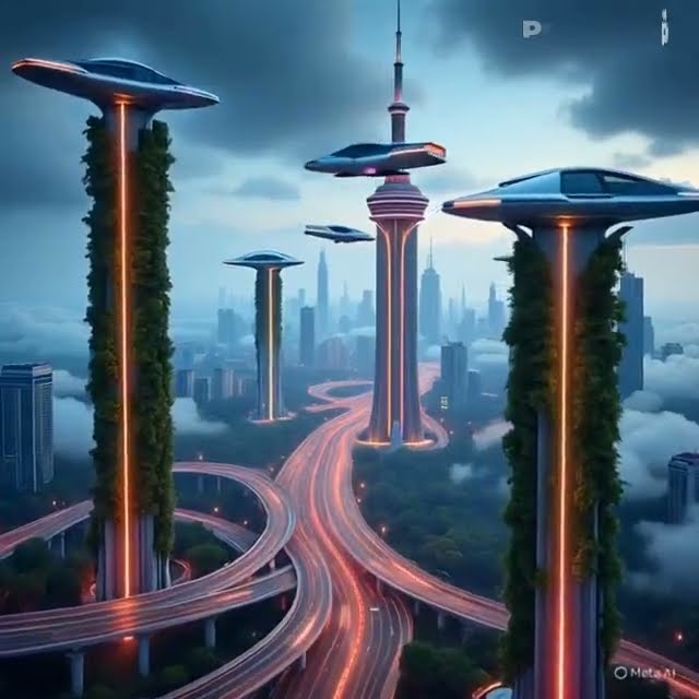 What Will Cities Look Like in 2100? Effendi Tooon #2100 #cities #ai - YouTube