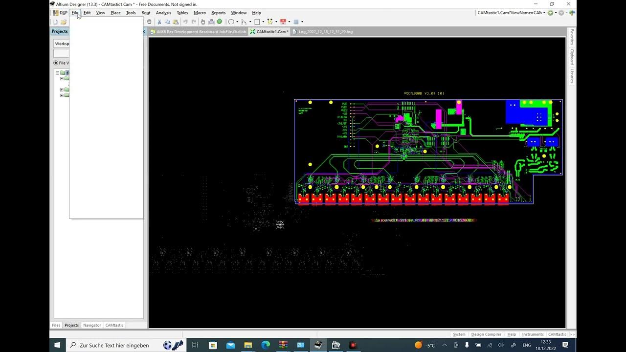 Convert gerber file to pcb file in Altium Designer Software - YouTube