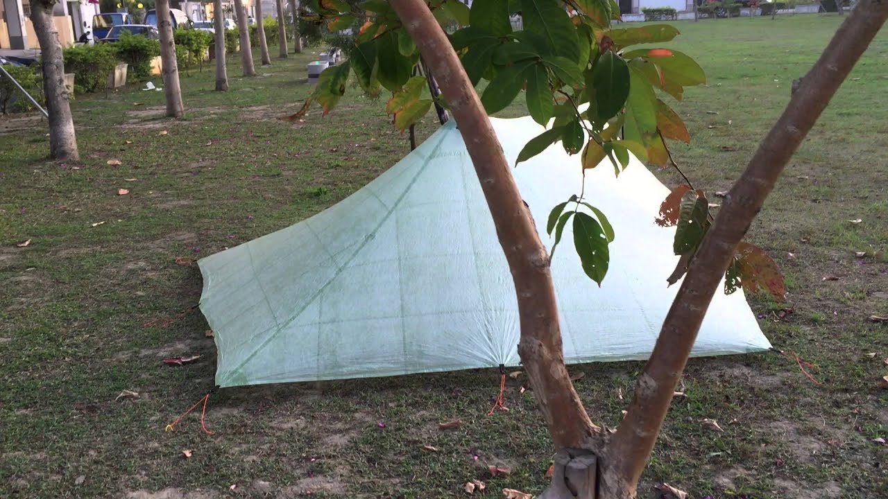 MLD TRAILSTAR Cuben Fiber TARP - YouTube