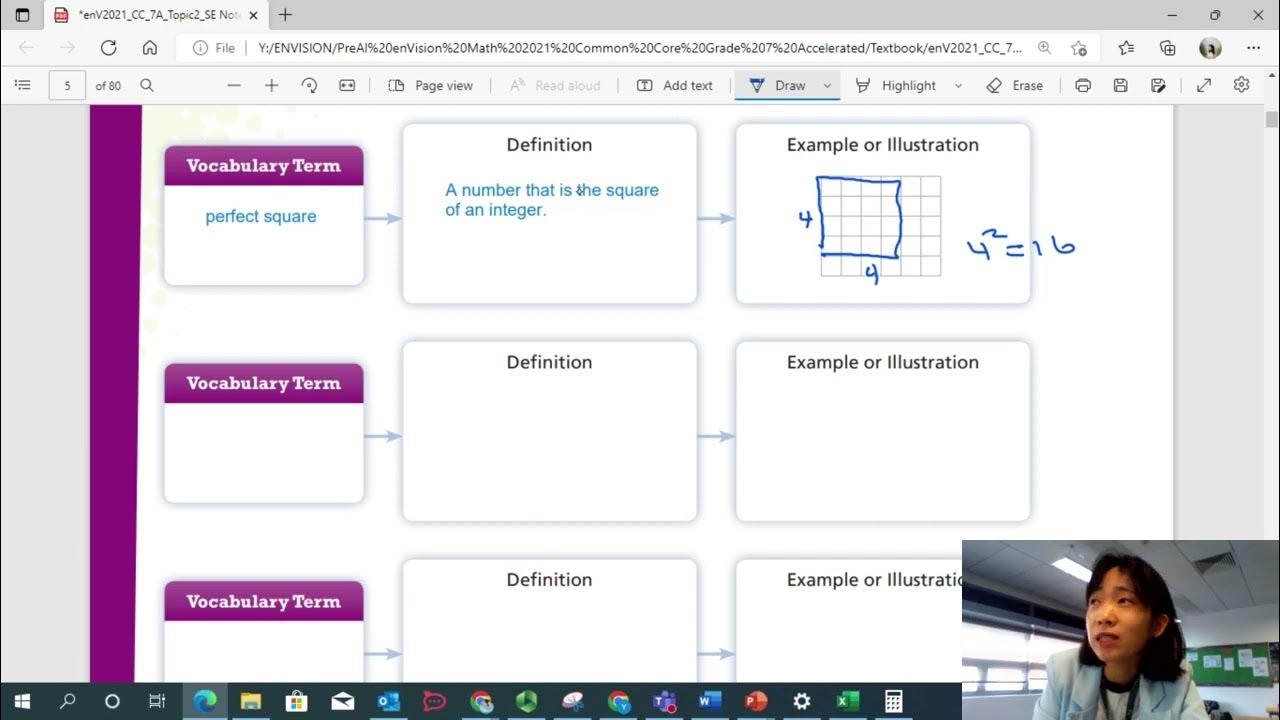 EnVision Grade 7 Accelerated Pre-Algebra Topic 2 Intro - YouTube