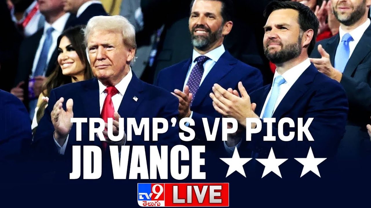 LIVE: Donald Trump’s pick, JD Vance officially accept nomination of ...