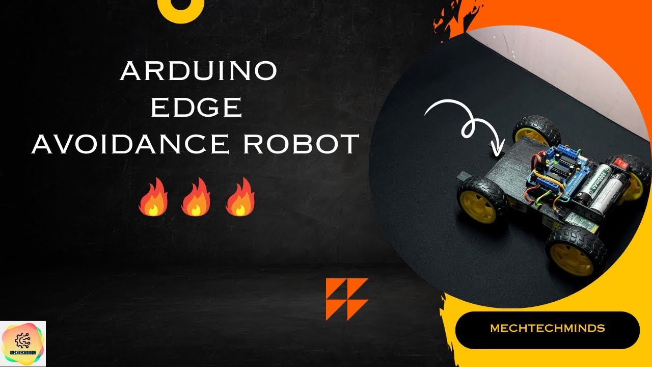 Arduino Edge Avoiding Robot (DIY BUILD) - YouTube