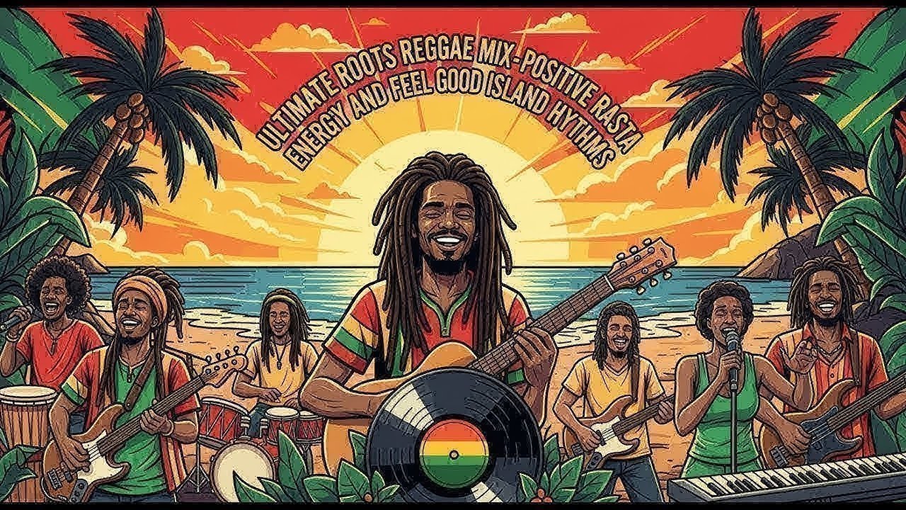 Chill Roots Reggae Flow 🌿 | 🔥 Positive Dub Energy for Relaxed Island ...