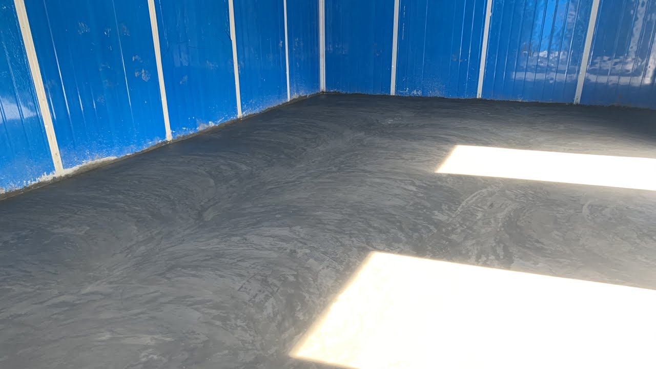 Cold Room CONCRETE SLAB Construction Work Process | Steel Rebar ...