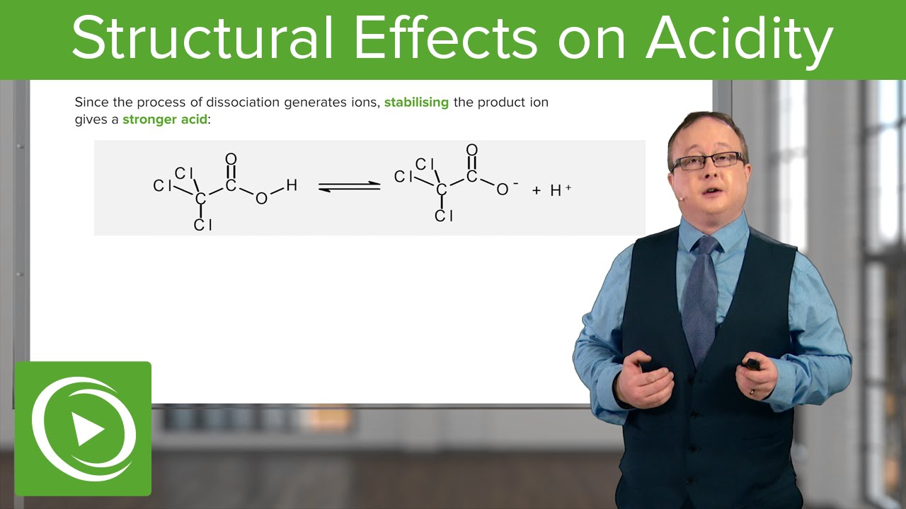 Structural Effects on Acidity – Chemistry | Lecturio - YouTube