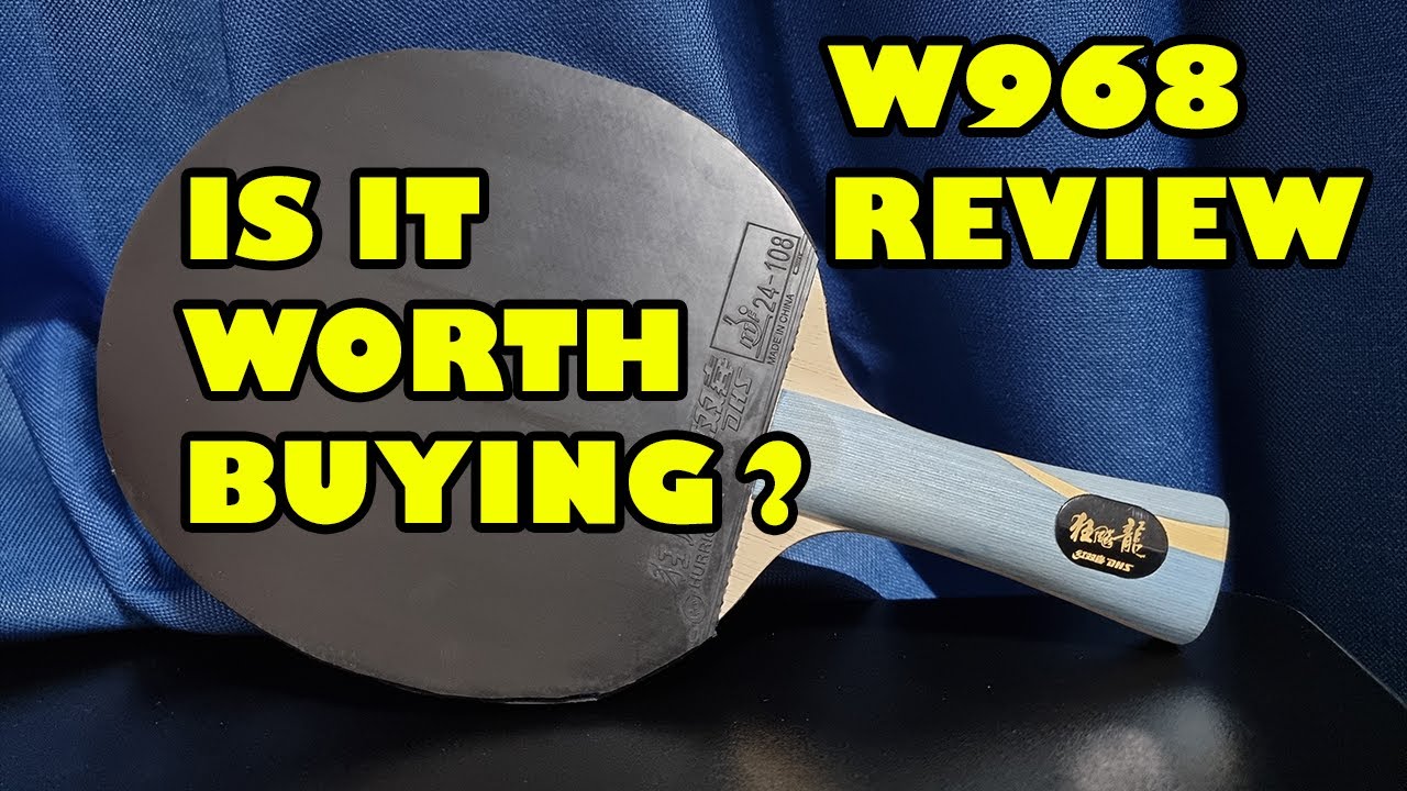 Review of MA LONG Blade W968 (Long 5 National version) 馬龍底板狂飆龍五數字版W968評測 - YouTube