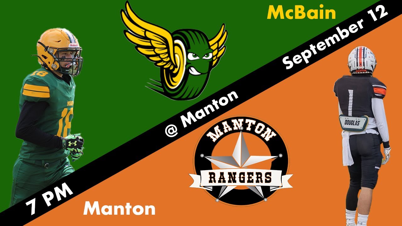 Varsity Football Vs. Manton - YouTube