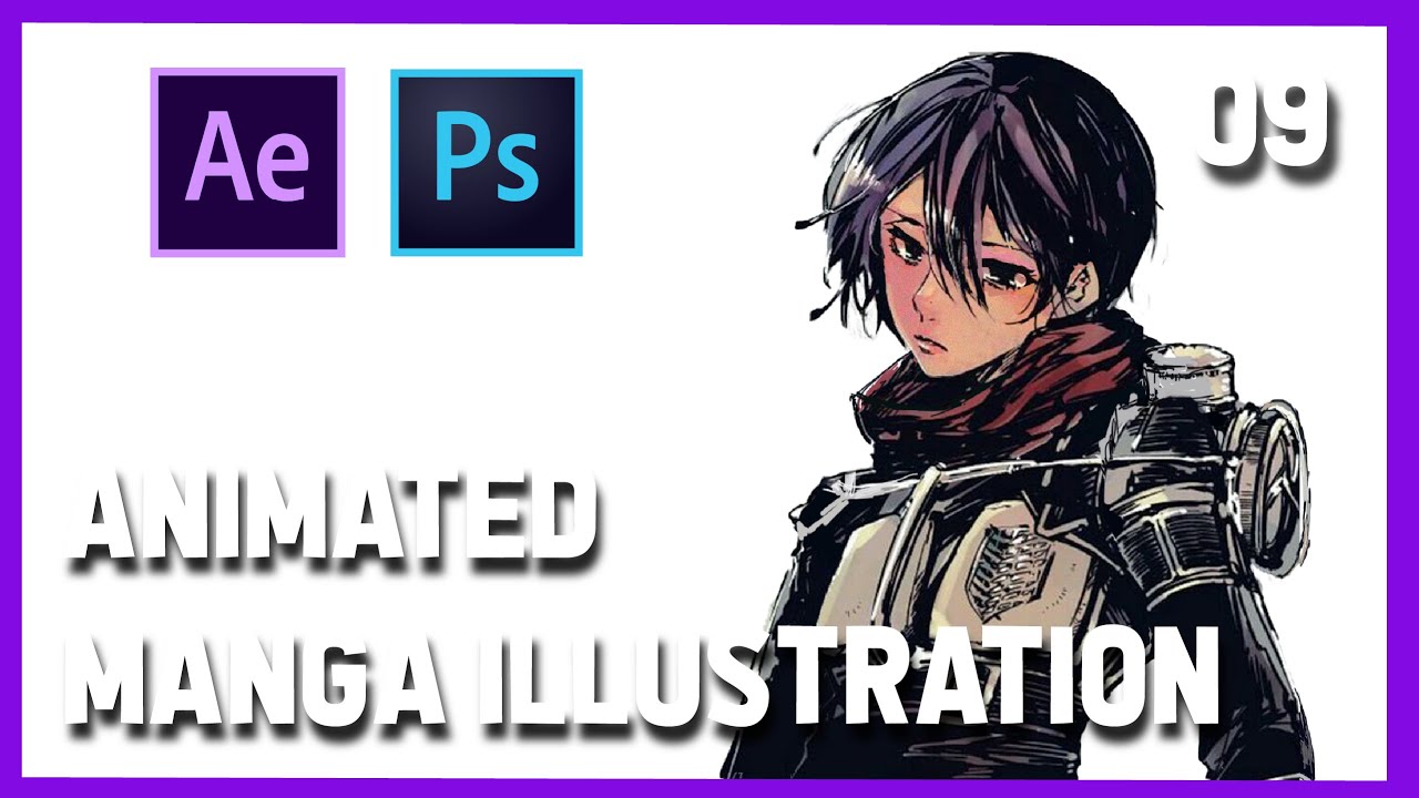 Animating Manga Illustration in After Effects | Attack on Titan - YouTube