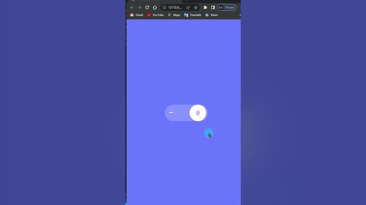 How to Create an Interactive Animated Counter HTML CSS & JS | #shorts ...