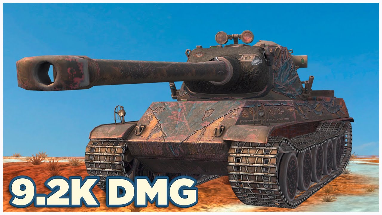 AMX M4 mle. 54 • 9.2K DMG • 5 KILLS • WoT Blitz - YouTube