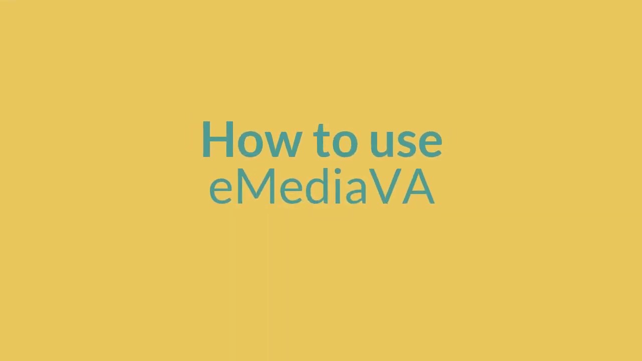 eMediaVA Student Tutorial - YouTube