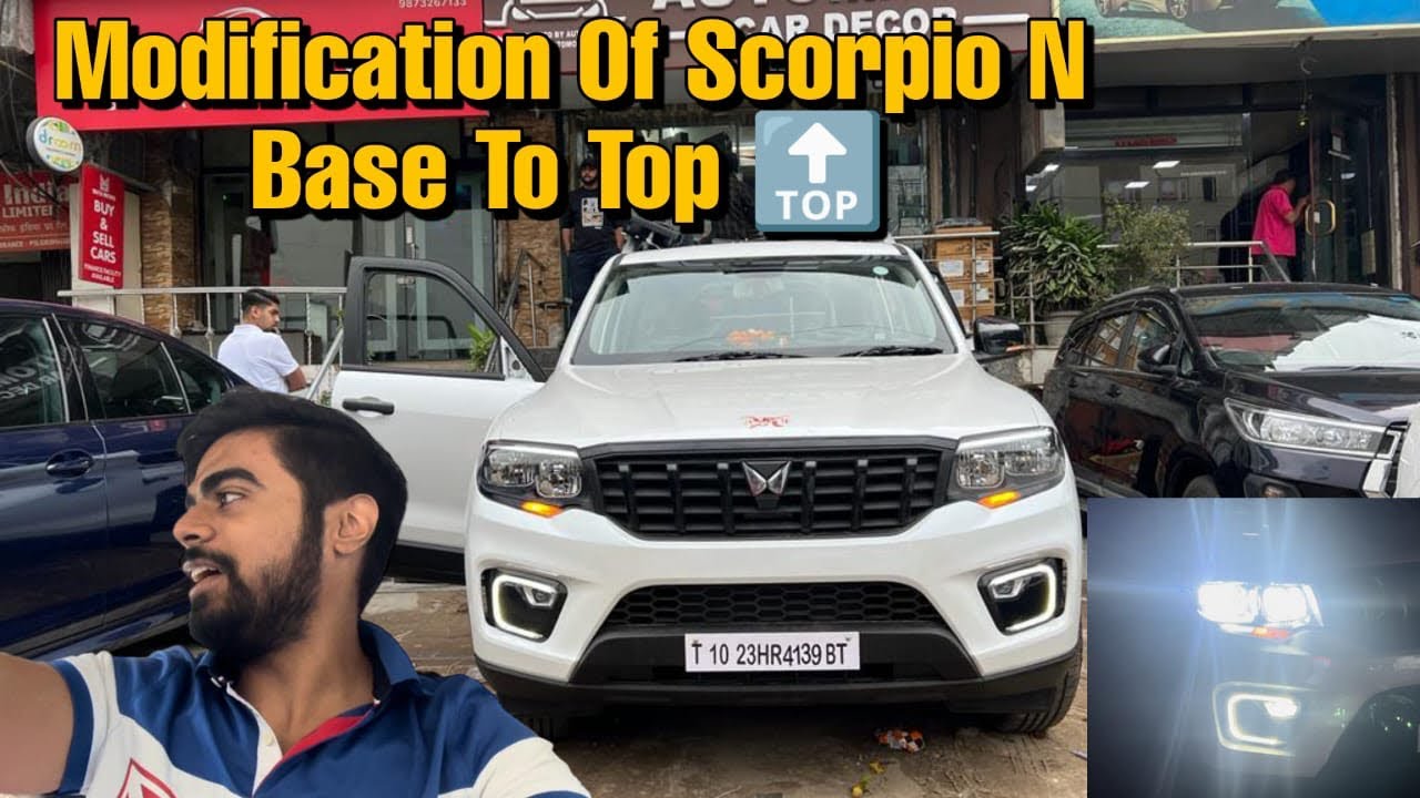 ULTIMATE BASE TO TOP MODIFICATIONS OF SCORPIO N | VLOG 13 - YouTube