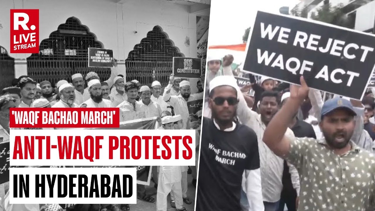 Anti-Waqf Protests in Hyderabad LIVE: Congress Minority Leaders Hold ...