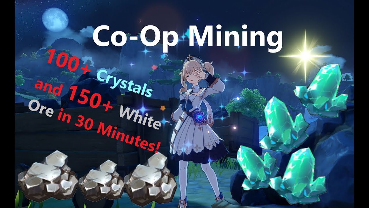 Guide to Co-Op mining - Over 100 crystals and white iron ores in 30 ...