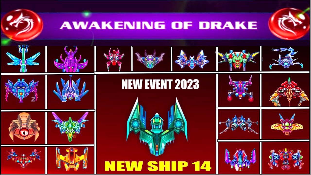 Awakening Of Drake Event 2023 ALL Level 1 TO 20 Galaxy Attack Alien ...