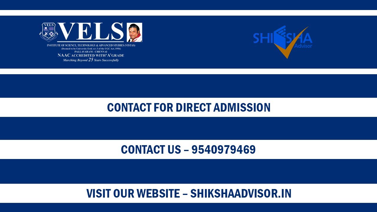 Vels Institute of Science, Technology & Advanced Studies (VISTAS ...