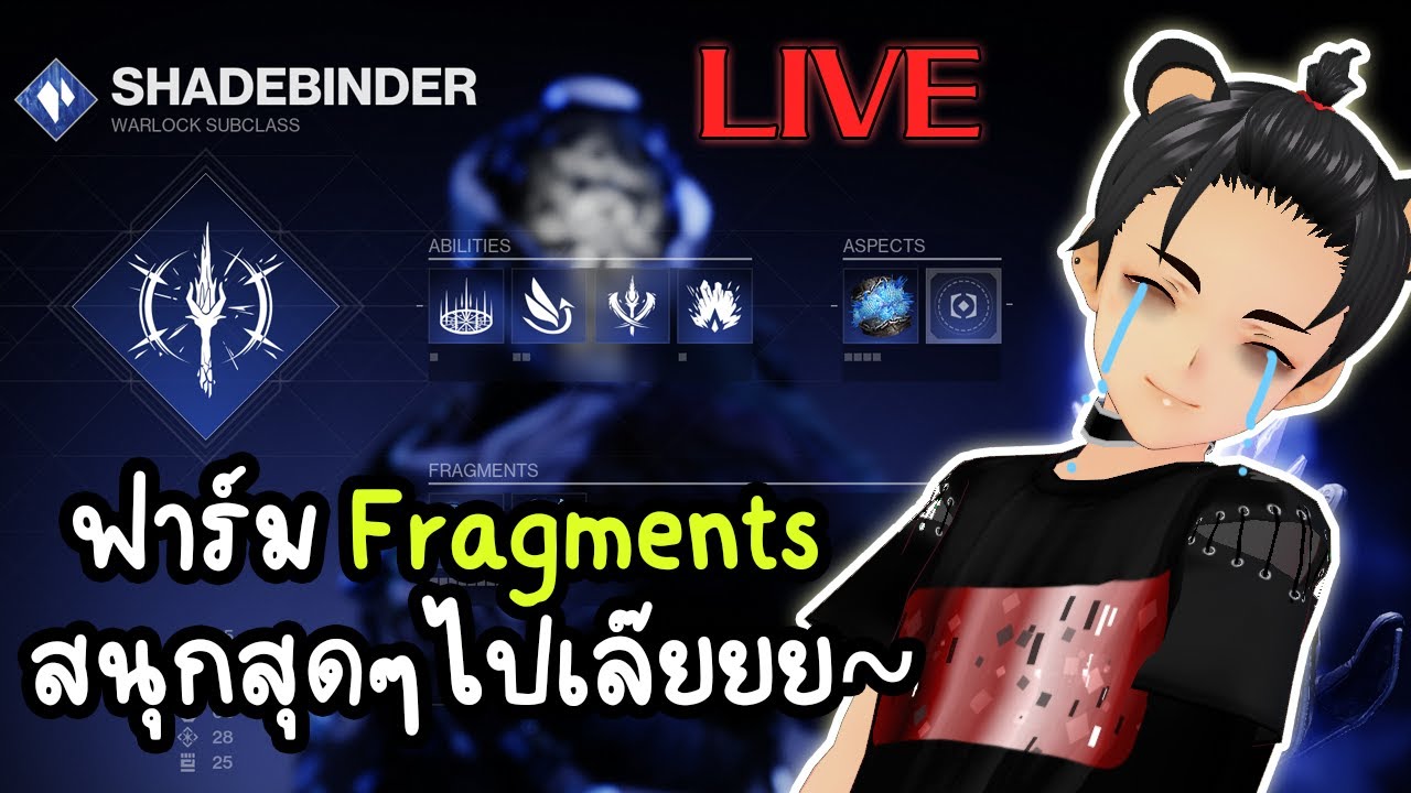 มาฟาร์ม Warlock Shadebinder Fragments ในทุ่งดอกไม้กันเถอะ! (Stasis ...