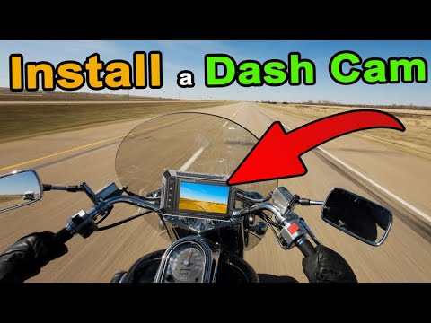 Install Motorcycle Dash cam on your bike | Front Rear Facing Cameras ...